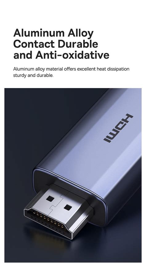 Кабель Baseus High Definition Series Graphene Type C To Hdmi 4k Adapter
