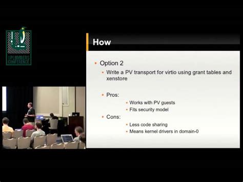 Linux Plumbers Conference Talk Virtio On Xen From Linux Plumbers