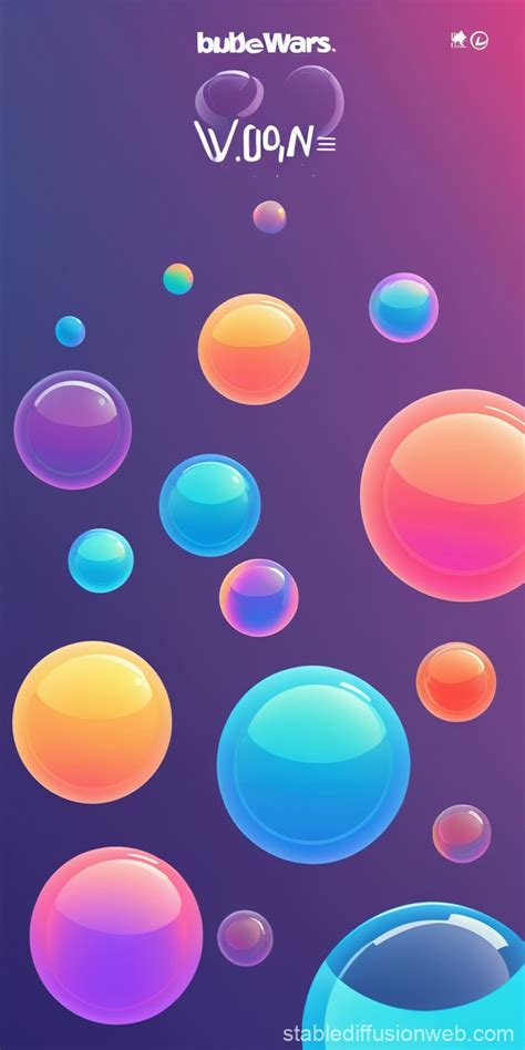 Bubble Wars Mobile Ui Design Stable Diffusion Online