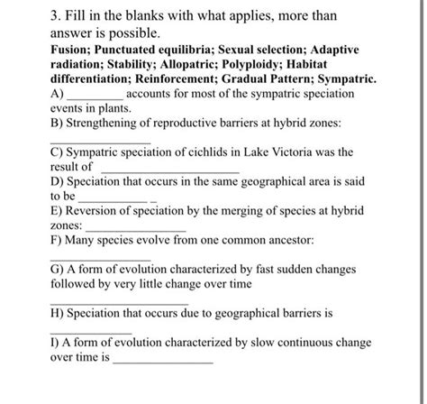 Solved 3 Fill In The Blanks With What Applies More Than