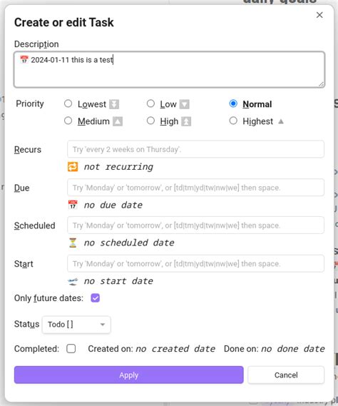 Tasks Plugin Ability To Put Priority Of Task And Other Task