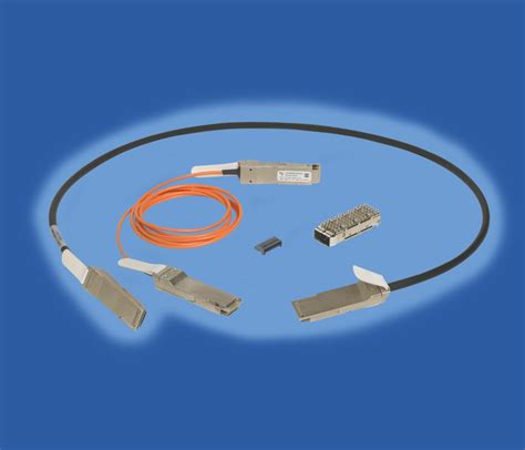 Qsfp Based Active Optical Cable Assemblies Support An Aggregat