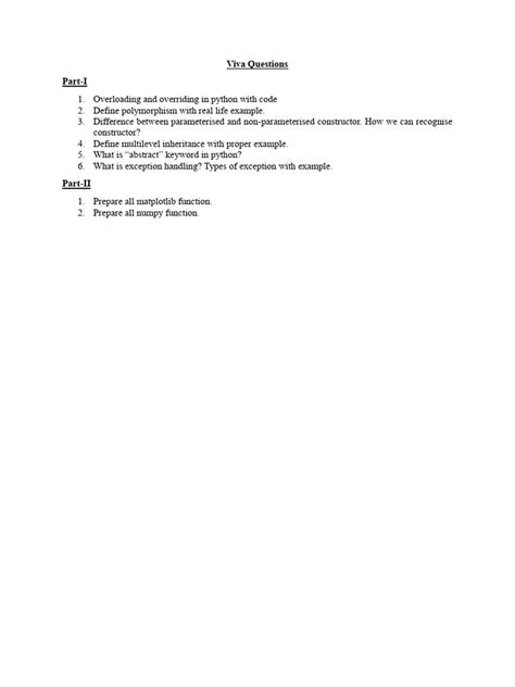 Python Lab Viva Pdf