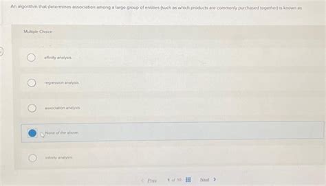 Solved An Algorithm That Determines Association Among A