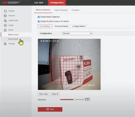Hikvision Motion Detection Settings Learn
