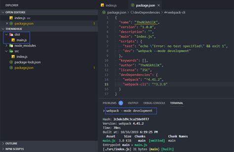 Webpack 4 Template Setup