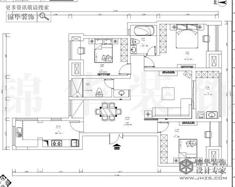 苏宁睿城C2户型142平米户型解析 装修设计方案 南京锦华装饰