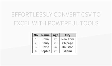 effortlessly convert csv to excel with powerful tools excel template