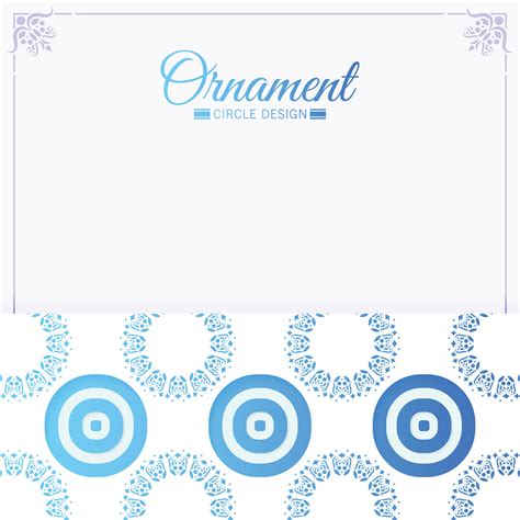Blue Circle Border Pattern Background 27423989 Vector Art At Vecteezy