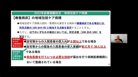 令和4年度診療報酬改定説明会 良質な慢性期医療がなければ日本の医療は成り立たない（日本慢性期医療協会会長）武久洋三 Youtube