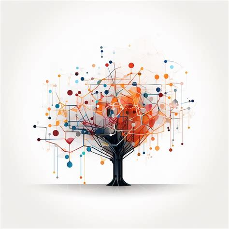 premium photo artificial intelligence and neural networks background