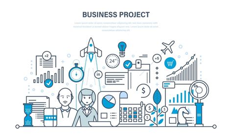 Premium Vector Business Project Control Time Management Marketing Statistics Analysis Data Control