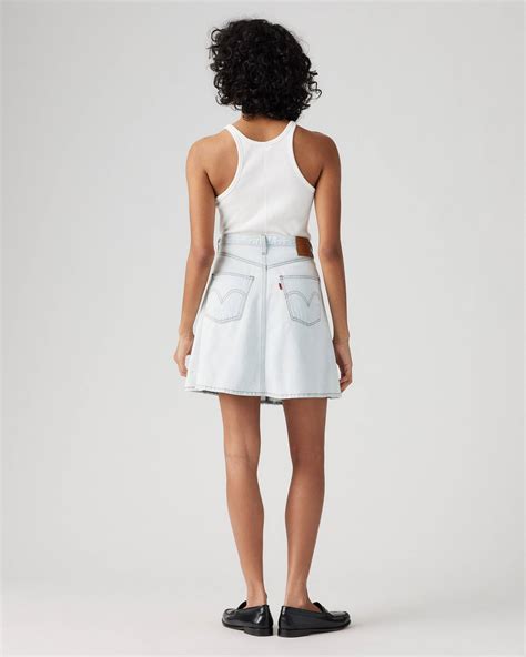 Mini Flounce Skirt Light Wash Levis® Us