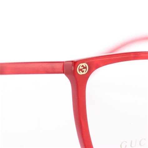 Gucci Gg00250 Pearl Red Eyeglass Frames Ebth