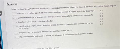 Solved When Conducting A LCC Analysis What Is The Correct Chegg Com