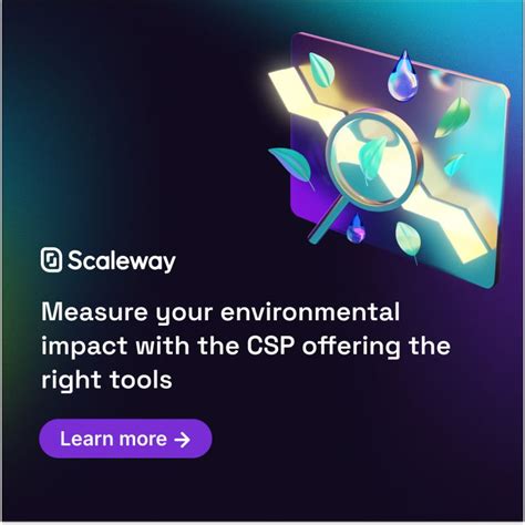 Environmental Footprint Calculator Scaleway Scaleway