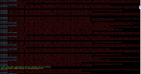 Apollo Perception Module Does Not Work Properly Without DreamView Running In The Background