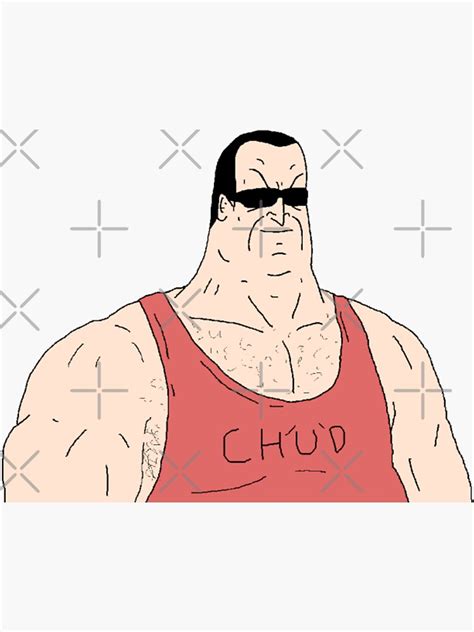Chud Sticker For Sale By Antipolitical Redbubble