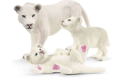 Фигурки Schleich Белая львица с львятами 42505 купить в Украине Profi Toys