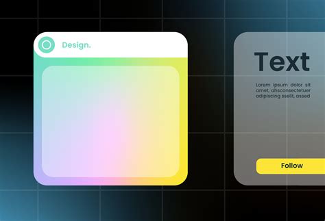 Futuristic Design Element In Gradient Colors Pop Up Interface Element 48424142 Vector Art At