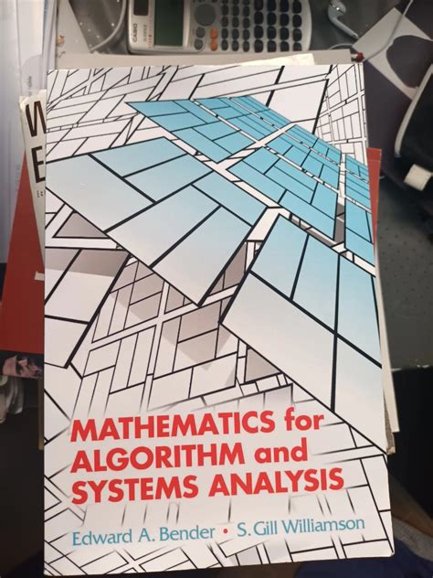 Mathematics For Algorithm And System Analysis 興趣及遊戲 書本 And 文具 教科書
