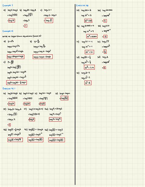 Solution Math Logarithm Studypool