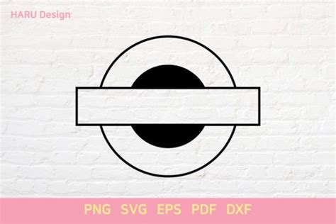 Circle Split Graphic By Harudesign · Creative Fabrica