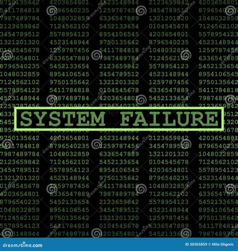 System Failure Background Vector Illustration CartoonDealer Com 85985206
