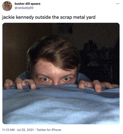 Jackie Kennedy Eats Sheet Metal Know Your Meme