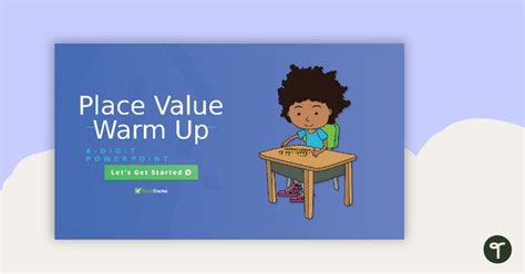 Digit Place Value Warm Up Interactive PowerPoint Teach Starter