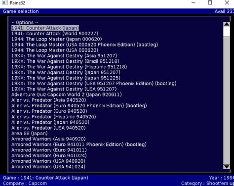 Raine Emulator Cps1 Cps2 331 Roms Free Download Borrow And