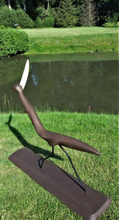 Nosey Bird Sculpture By Virgilijus Vaiciunas Artmajeur