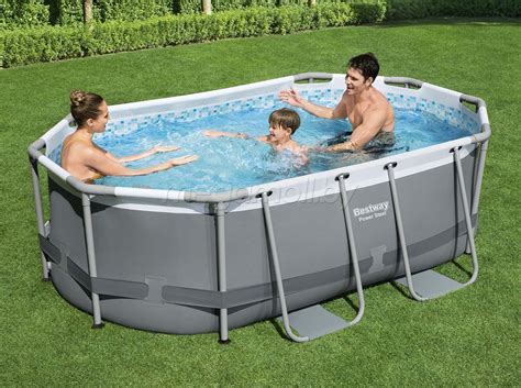 Бассейн каркасный Bestway 5614A Power Steel Oval 305x200x84 см купить в ...