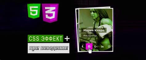 Эффект Flex появление текста при наведение Css