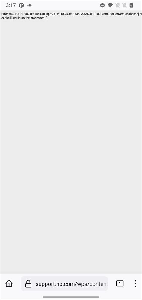Page Error When Expading To All Drivers In Desktop Mode · Issue 117993