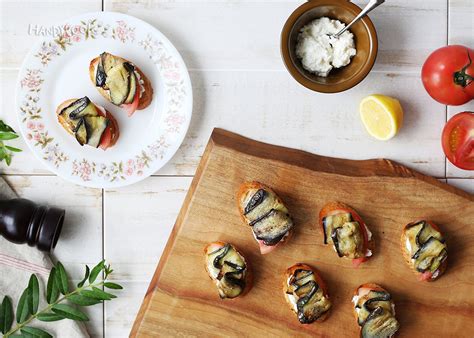 부드럽고 바삭하고 상큼한 가지브루스케타 네이버 블로그