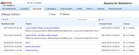 The Dedupe And Match Add On Apsona
