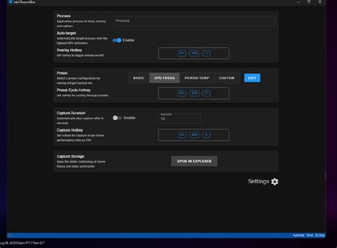 Auto Target Present Mon Overlay Does Not Work With Dmark Must Manually Specify The Process