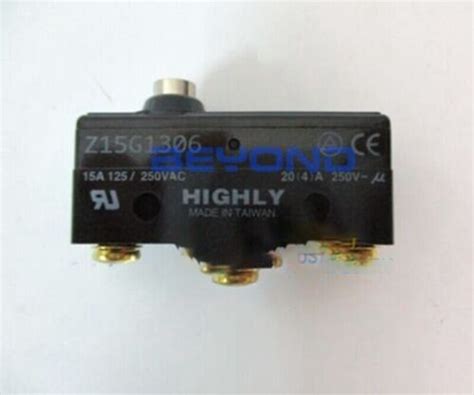 5pc New For Highly Micro Limit Travel Switch Z15g1306 15a 125250vac Ebay