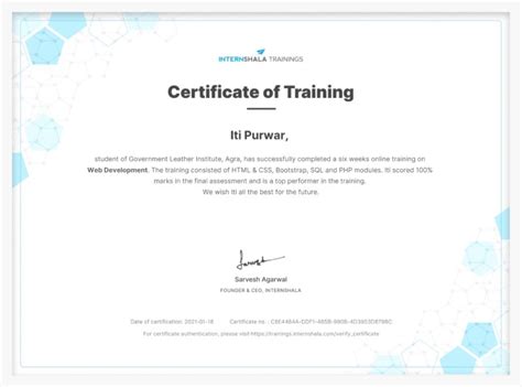 iti purwar on linkedin webtechnology internshalatrainings