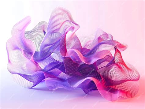 Premium Photo Abstract 3d Waves Background Abstract Pink Background With Waves