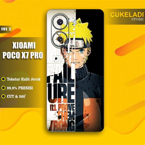Jual Eksklusif Poco X Pro G Garskin Skin Protector Skin Case Maruto Fullbody Cut