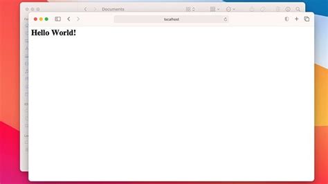 Setup A Local Web Server On Windows MacOS And Linux