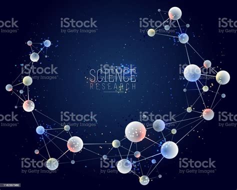분자 벡터 일러스트 과학 화학 및 물리학 테마 추상 배경 마이크로 및 나노 과학 및 기술 테마 원자 및 현미경 입자 0명에 대한 스톡 벡터 아트 및 기타 이미지 Istock