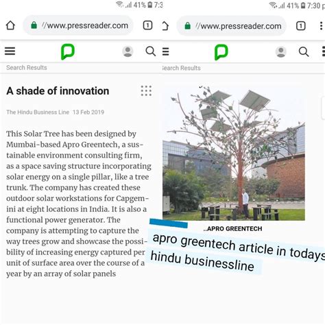 Aditi Shah On Linkedin Apro Greentech Article Hindu Businessline
