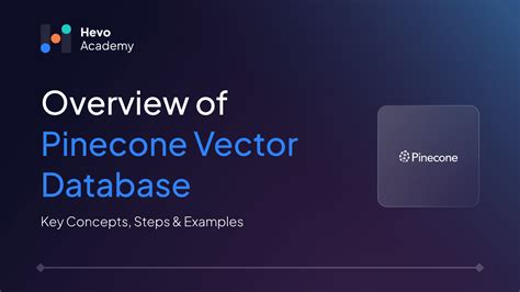 Pinecone Vector Database Key Features Steps And Use Cases