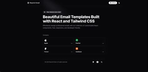 Email Templates Built With React Email In Tailwind Css Showcase Vercel Community