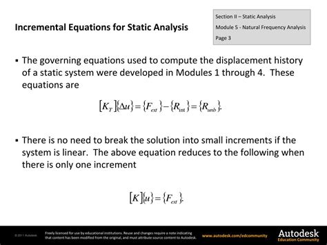 Ppt Static Analysis Natural Frequency Analysis Powerpoint