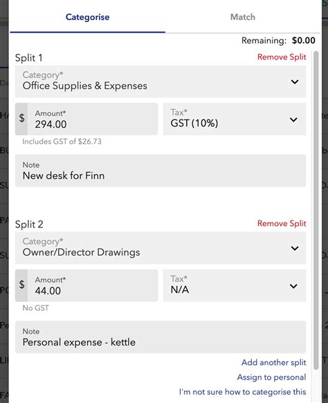 Matching And Categorising Bank Transactions Support Easy Payslip