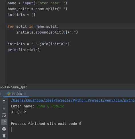 Solved Python Programming Initials Strings Make A Program That Asks A Course Hero